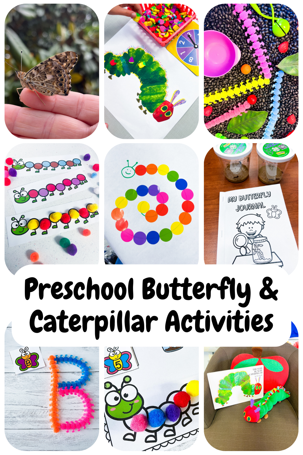 Preschool Butterfly and Caterpillar Activities